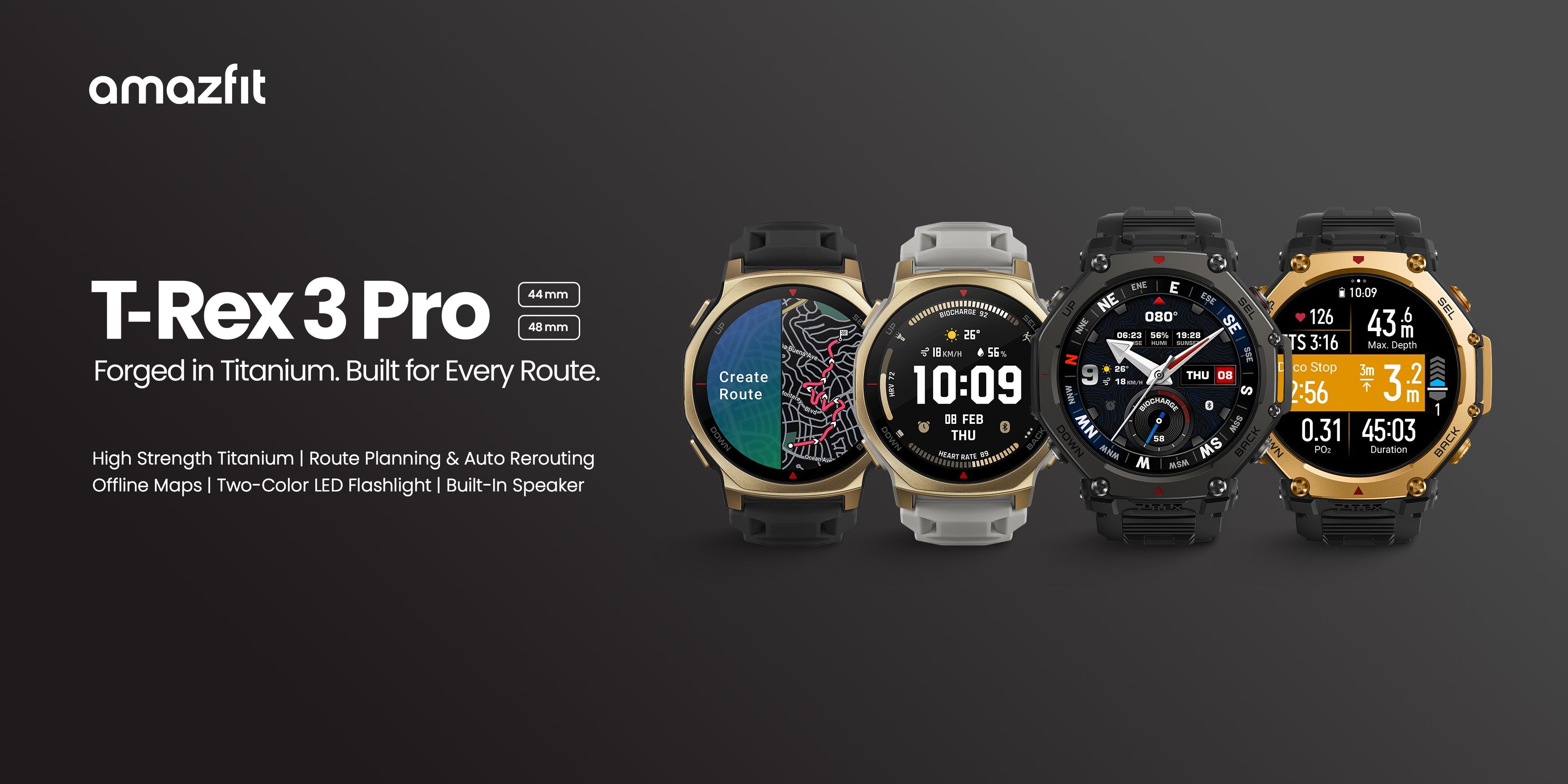 Amazfit T-Rex 3 Pro Smartwatch Launches at IFA Berlin Featuring a Rugg